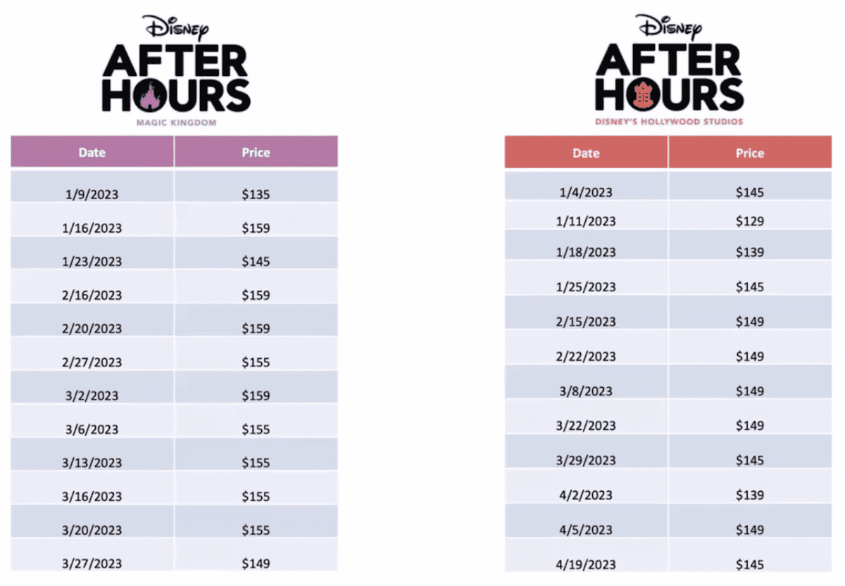 Disney After Hours Are Returning To Walt Disney World - WDWBLOGGERS